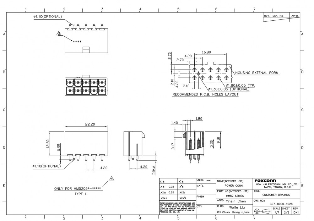 HM5204E-BG2ZLH technical document page 3
