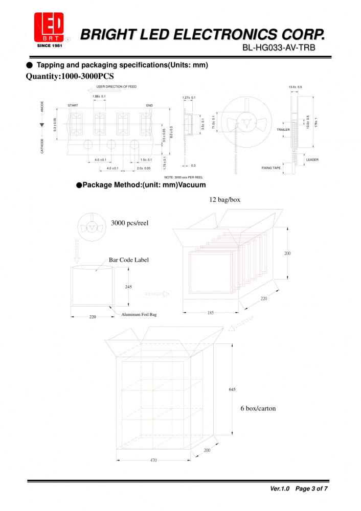 BL-HG033-AV-TRB datasheet page 3