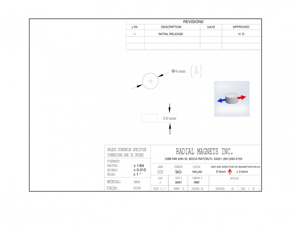 8997 product drawing