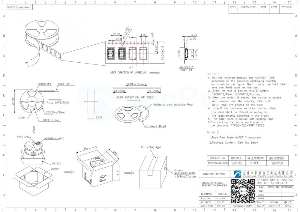 TYPEC-320-ARP16SC20 technical drawing page 3