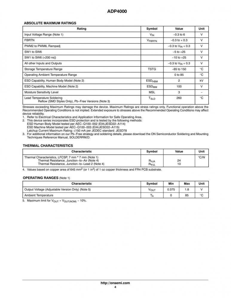 ADP4000 datasheet page 4