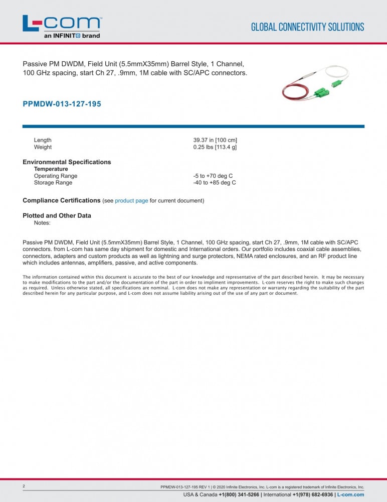 PPMDW-013-127-195 technical document page 2