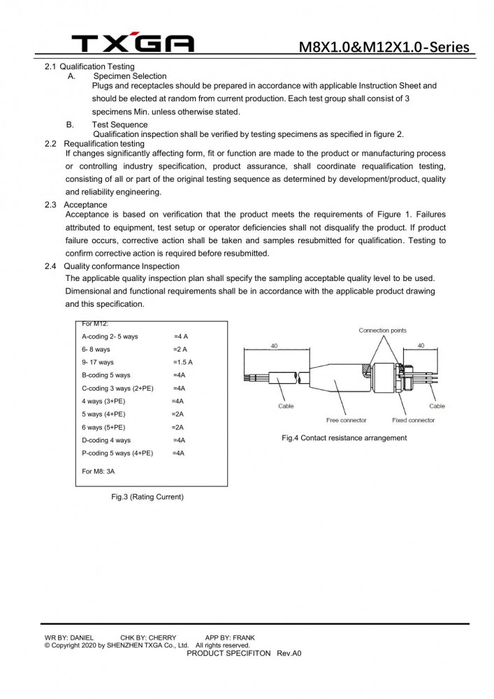 TXGA product document page 5
