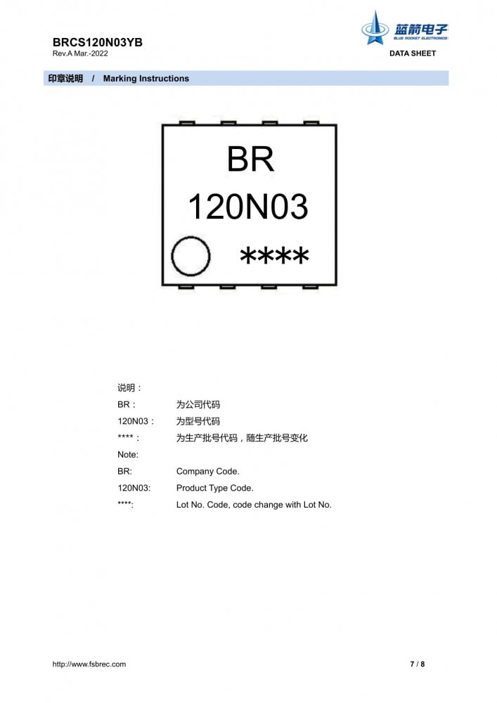 BRCS120N03YB datasheet page 7