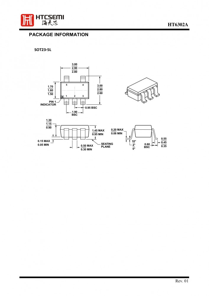 HT6302A datasheet page 8