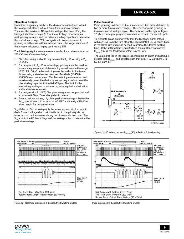 LNK623DG datasheet page 9