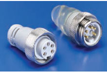 Mini-Change Bulkhead Pass-Thru Receptacle, 5 Poles, meets NMEA 2000®