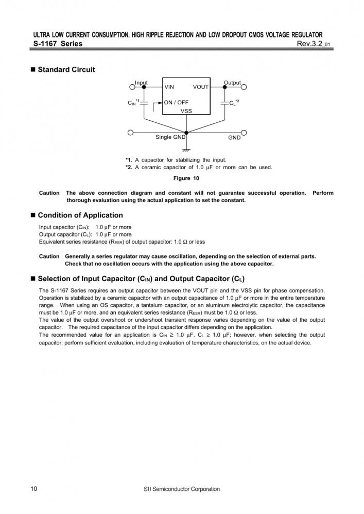 ABLIC S-1167 datasheet page 10