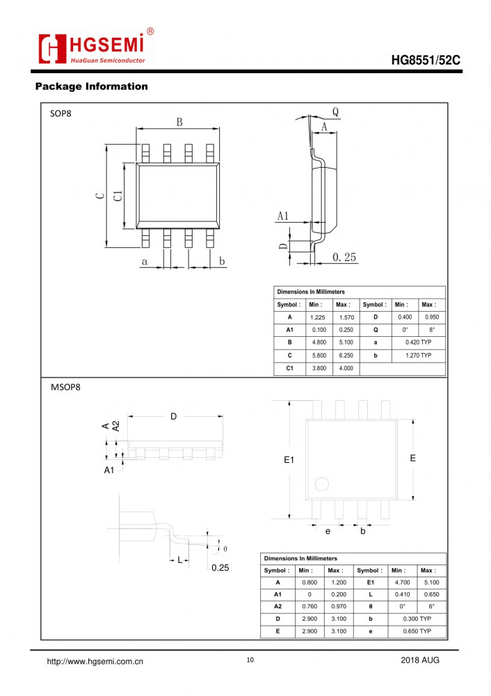 HG8551 datasheet page 10