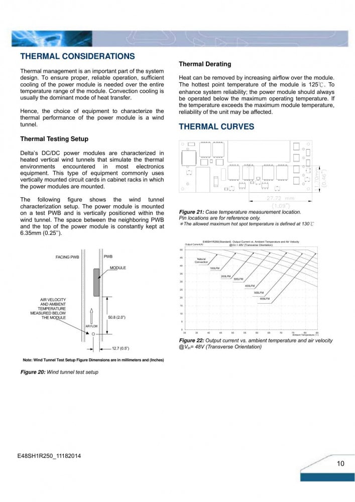 DELTA E48SH1R250NRFA datasheet page 10