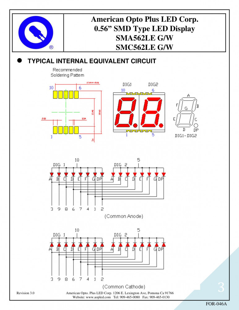 SMC562LE datasheet page 3