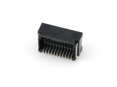 1.25mm Pitch, Micro-Lock Plus PCB Header, Dual Row, Right-Angle, Surface Mount, 0.38µm Gold Plating, Positive Lock, 24 Circuits, Black