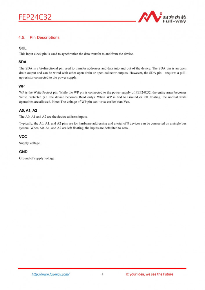 FEP24C32 datasheet page 4
