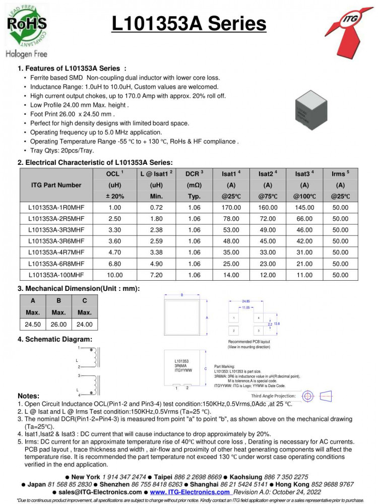 L101353A technical document page 1