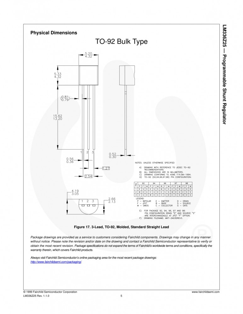 LM336Z25 datasheet page 6