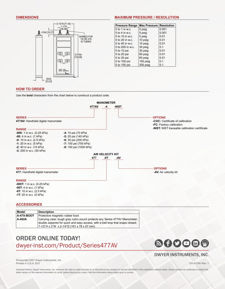 Supplied product document page 2