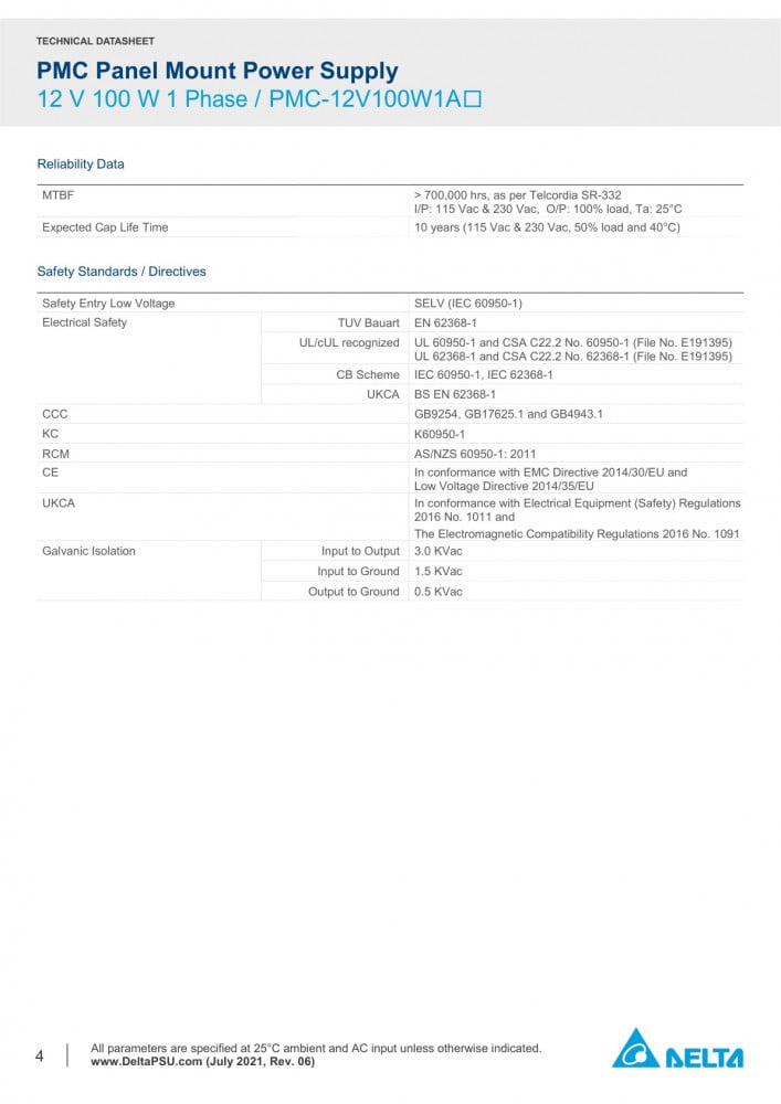 DELTA PMC datasheet page 4
