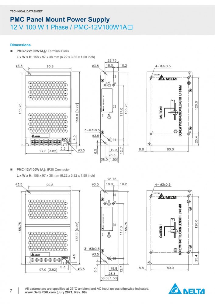 DELTA PMC datasheet page 7
