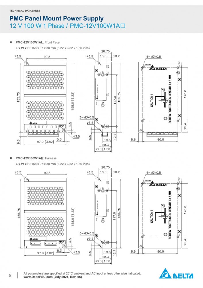 DELTA PMC datasheet page 8