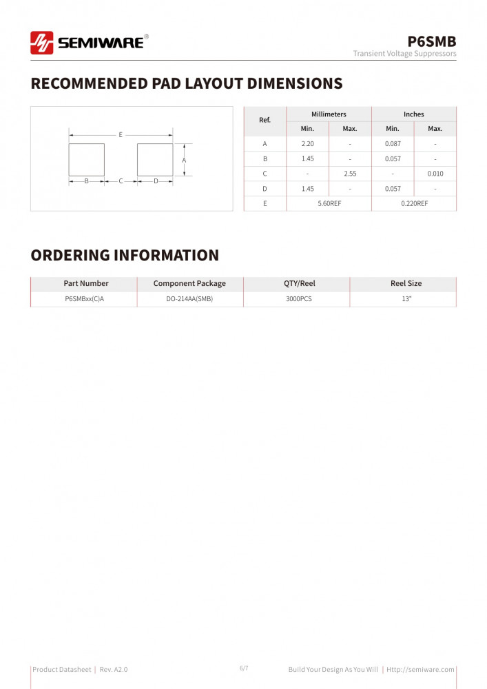 P6SMB series datasheet page 6