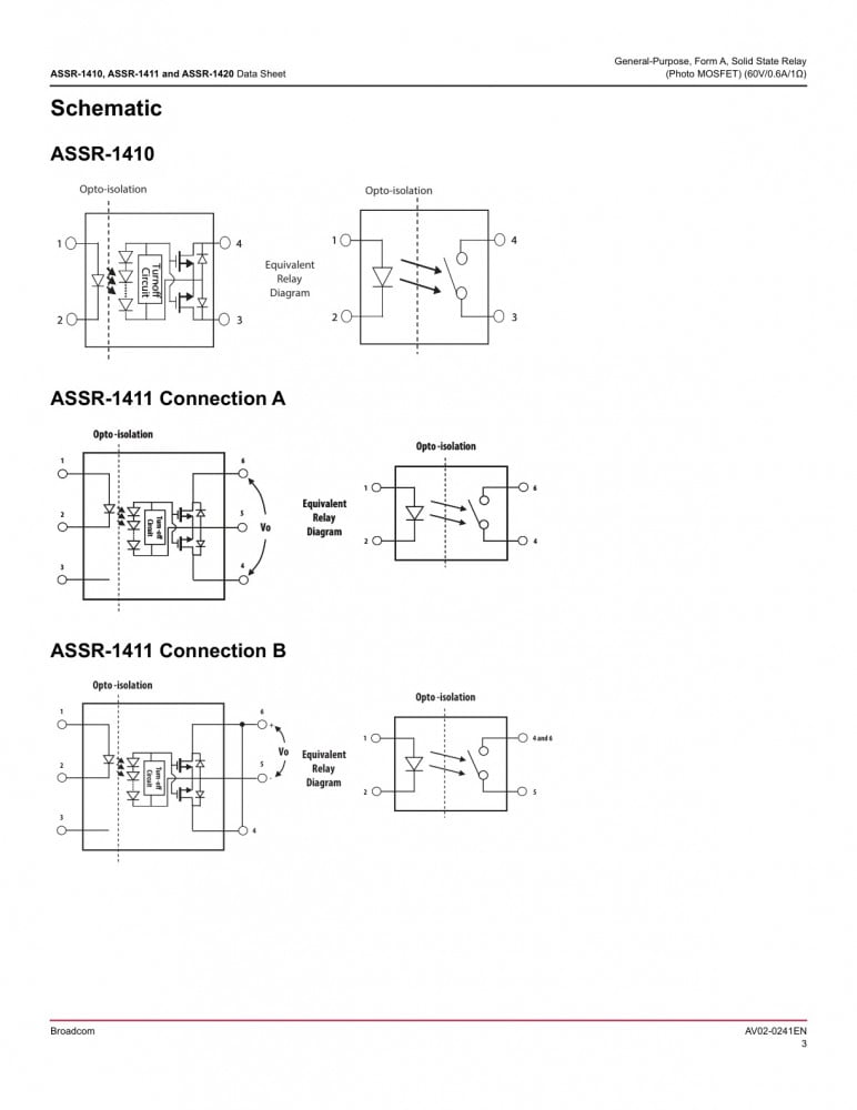ASSR-1411 datasheet page 3