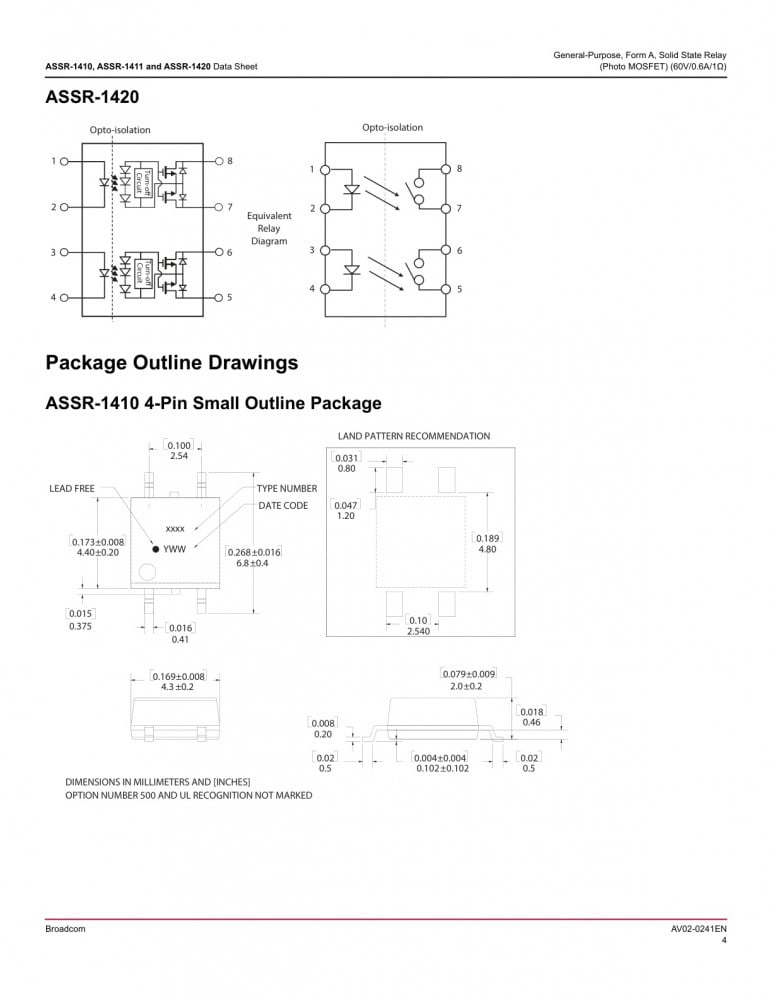 ASSR-1411 datasheet page 4