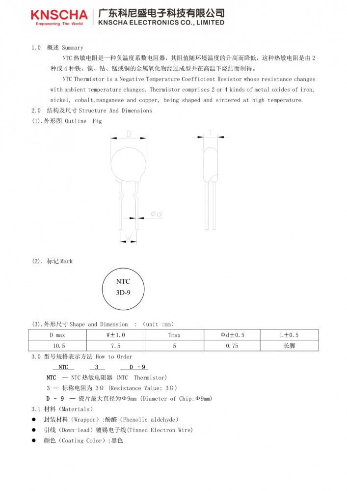 KNSCHA 206RV169 datasheet page 4