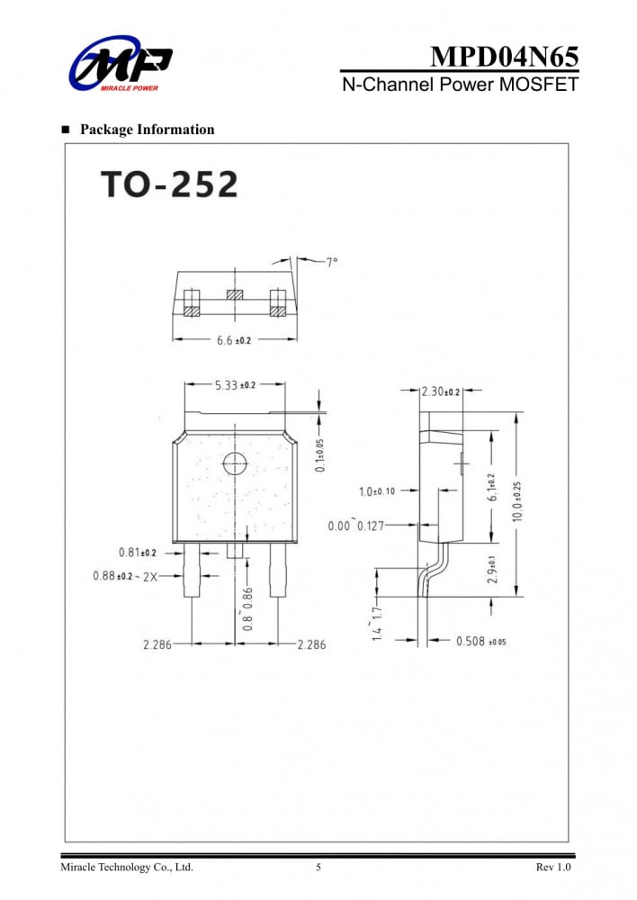 MPD04N65 datasheet page 5
