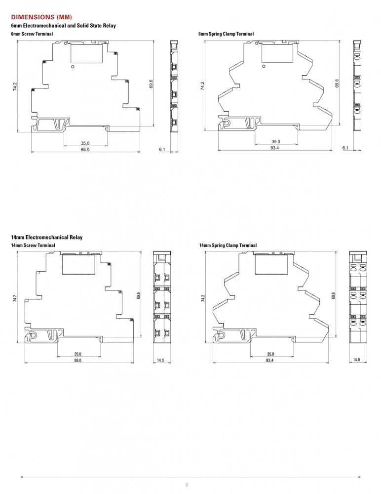IDEC RV8 series document page 8