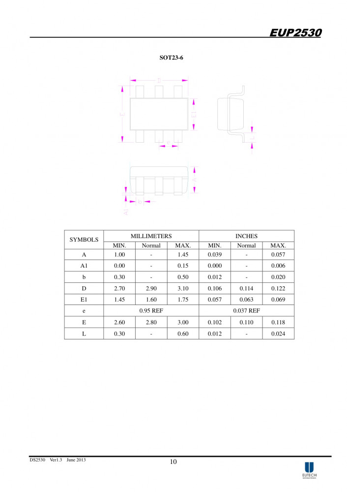 EUP2530OIR1 datasheet page 10