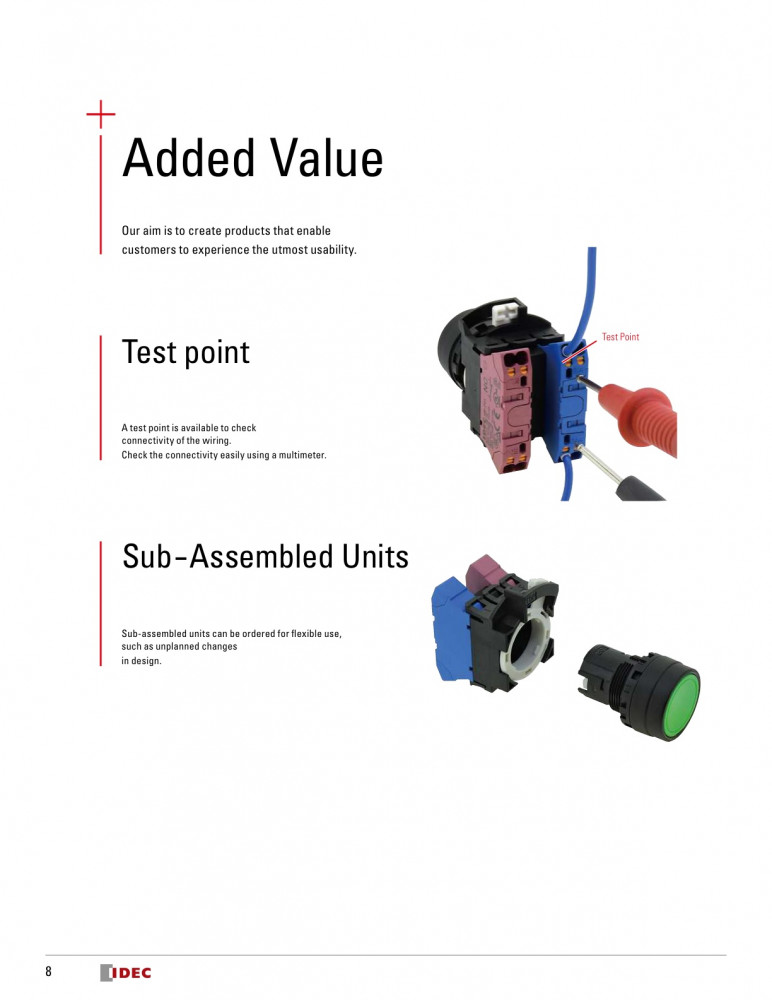 IDEC HW Series document page 8