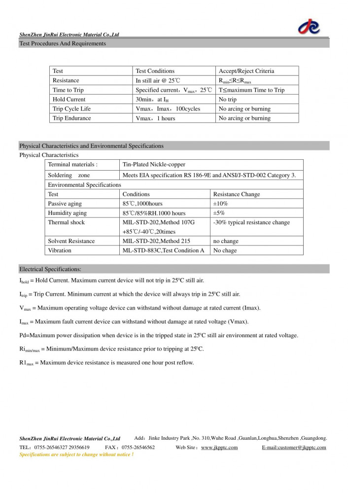 JK-mSMD datasheet page 5