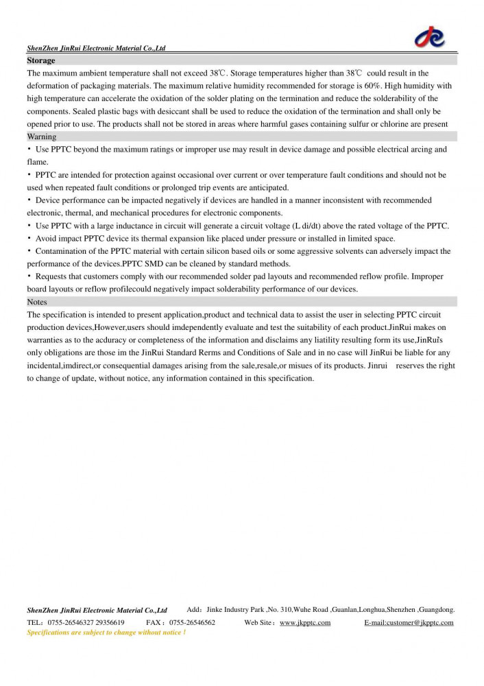 JK-mSMD datasheet page 8