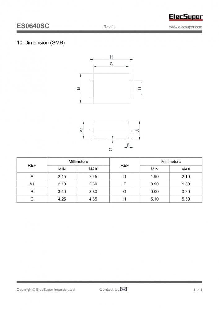ES0640SC datasheet page 5
