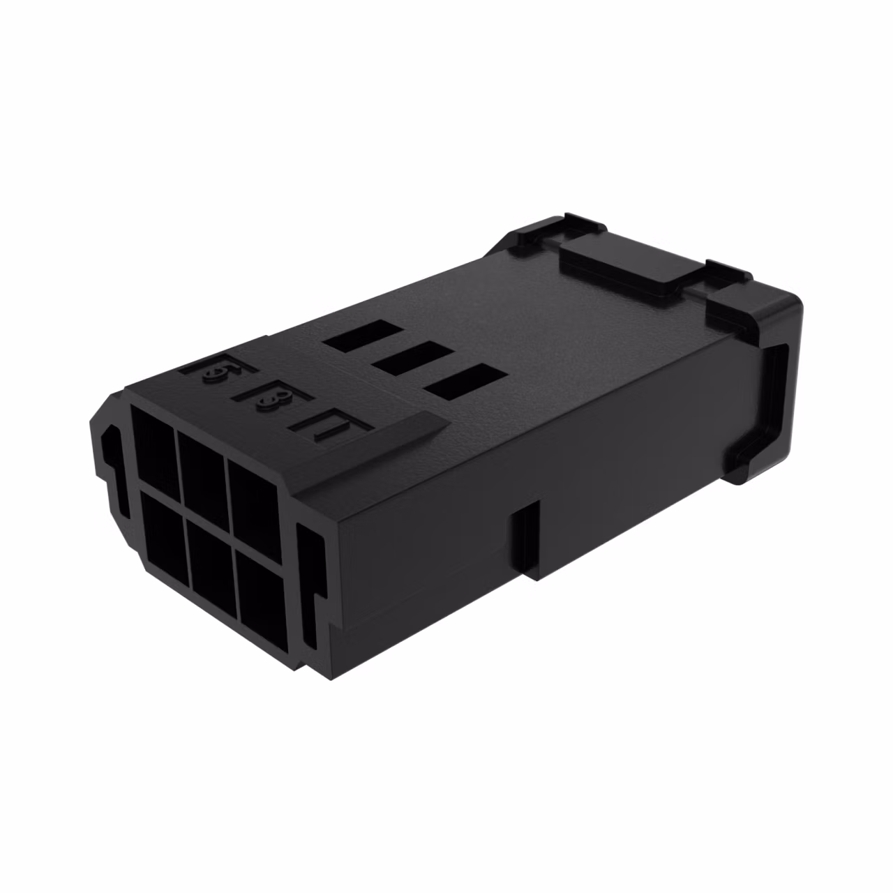 CRC Shielded Rectangular I/O Receptacle Housing for Male Terminal, Signal, 6 Circuits, Polarization Type Standard for sale