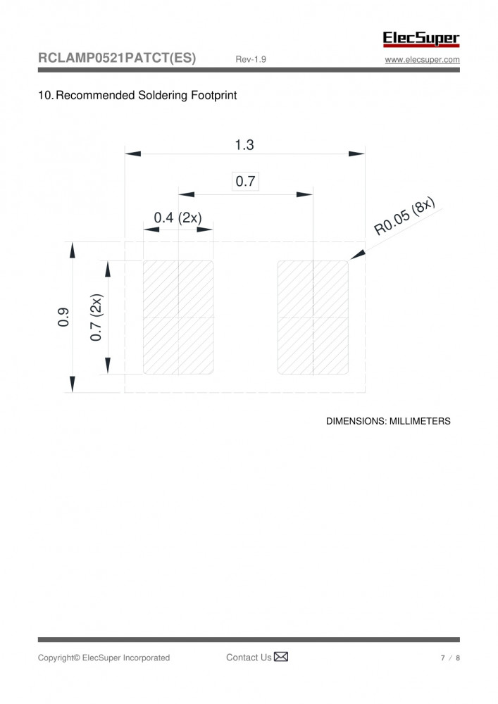 RCLAMP0521PATCT(ES) datasheet page 7