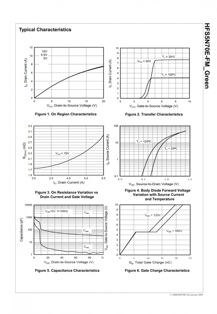 HFS5N70E datasheet page 3
