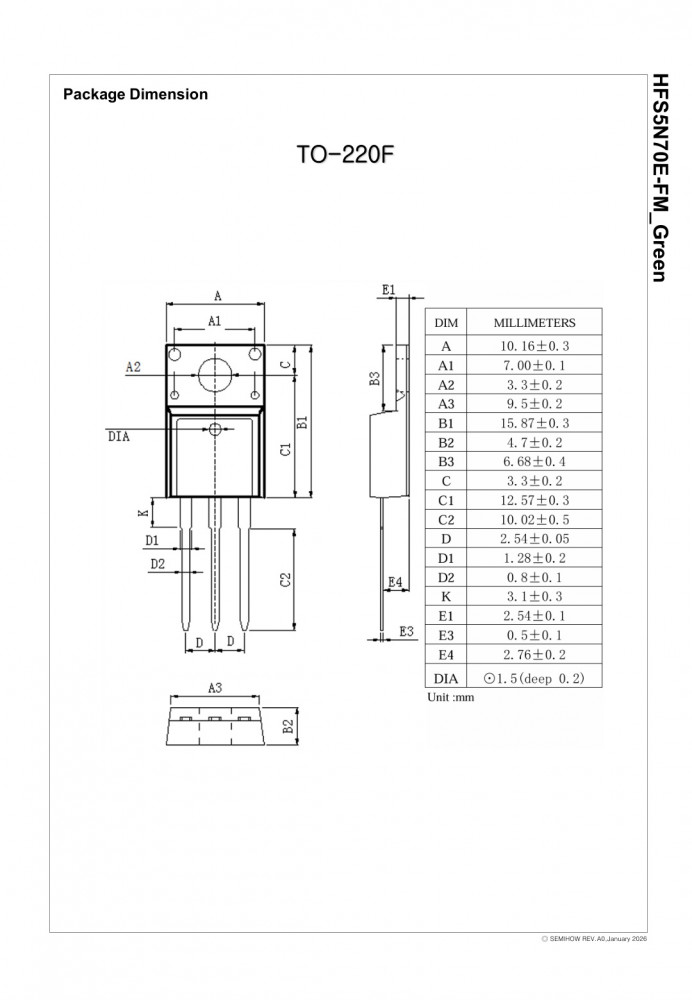 HFS5N70E datasheet page 7