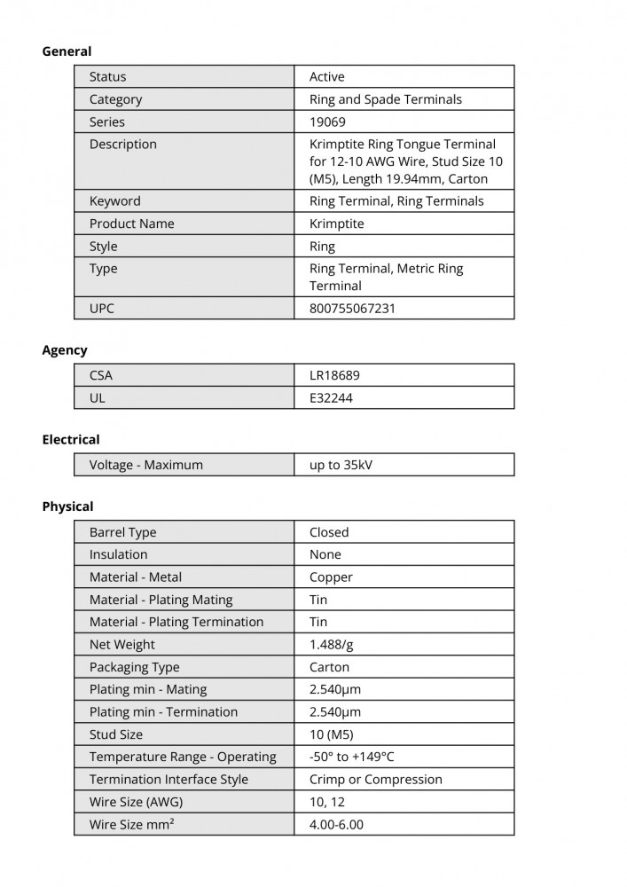 MOLEX 190690209 product document page 2