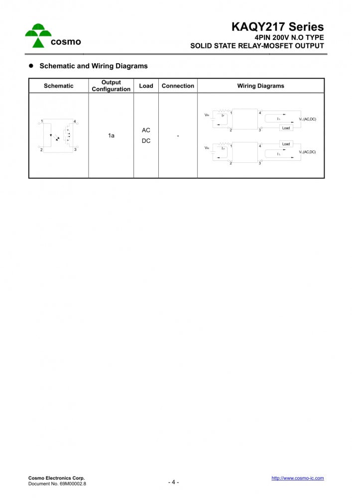 KAQY217STLD datasheet page 4