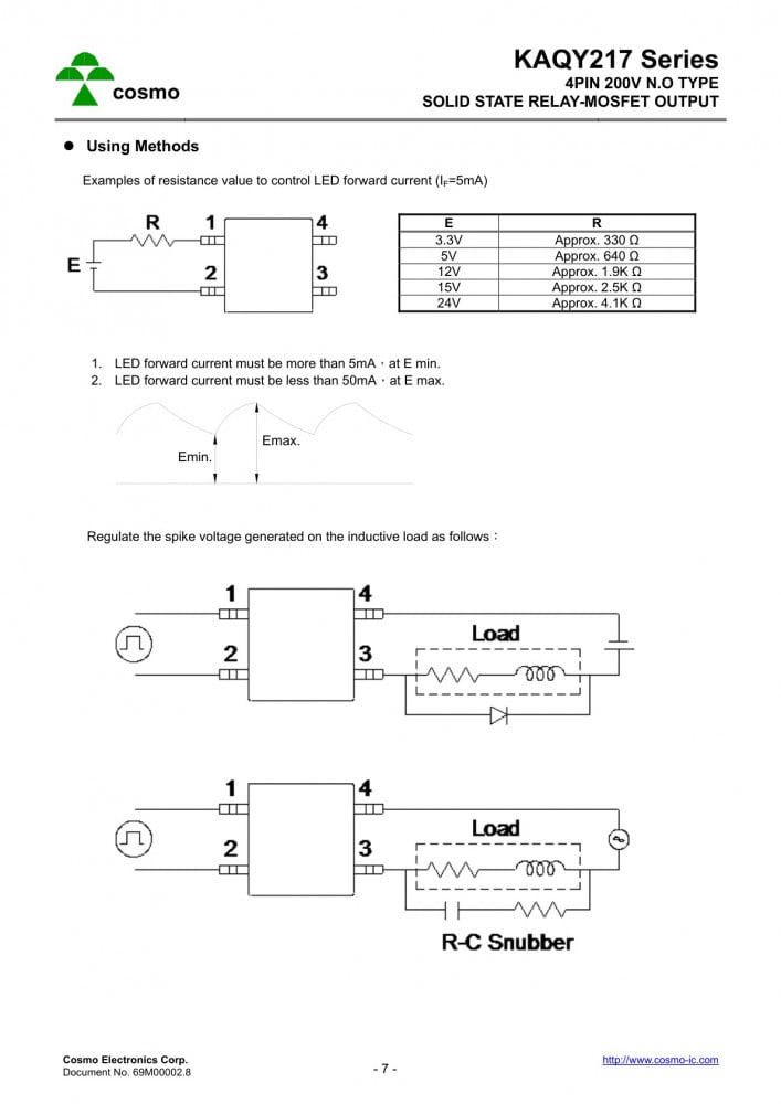 KAQY217STLD datasheet page 7