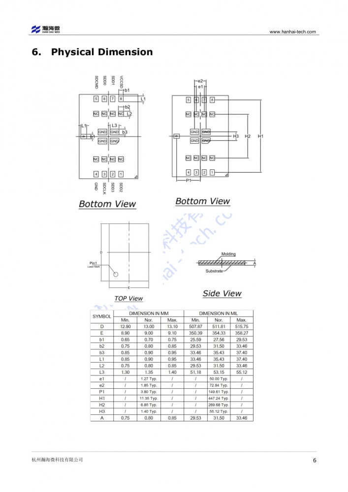 HHW512GS90C-D1 datasheet page 6