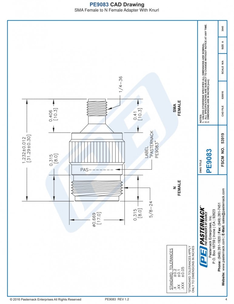 PE9083 technical document page 4