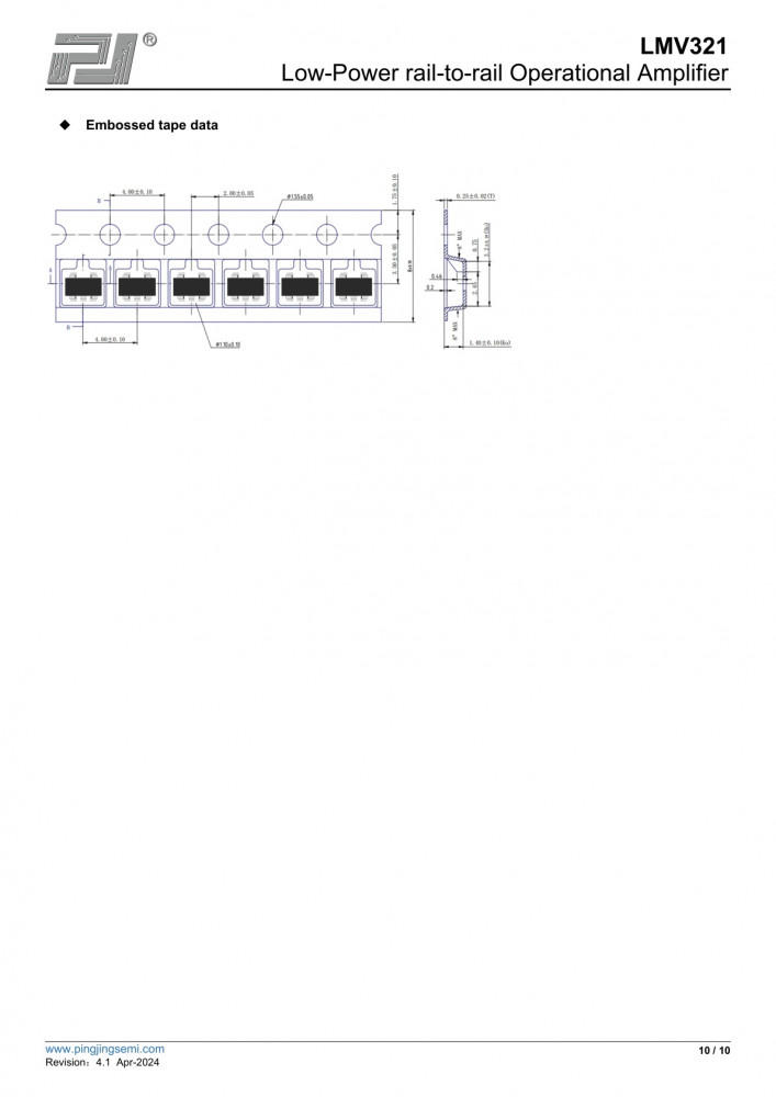 LMV321 technical document page 10
