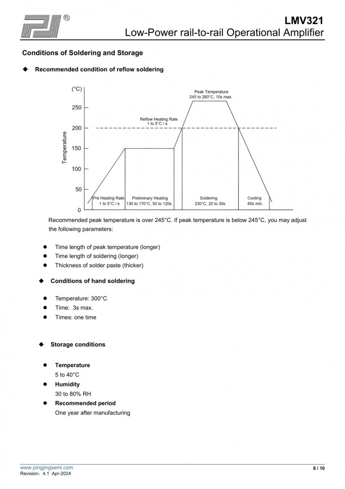 LMV321 technical document page 8
