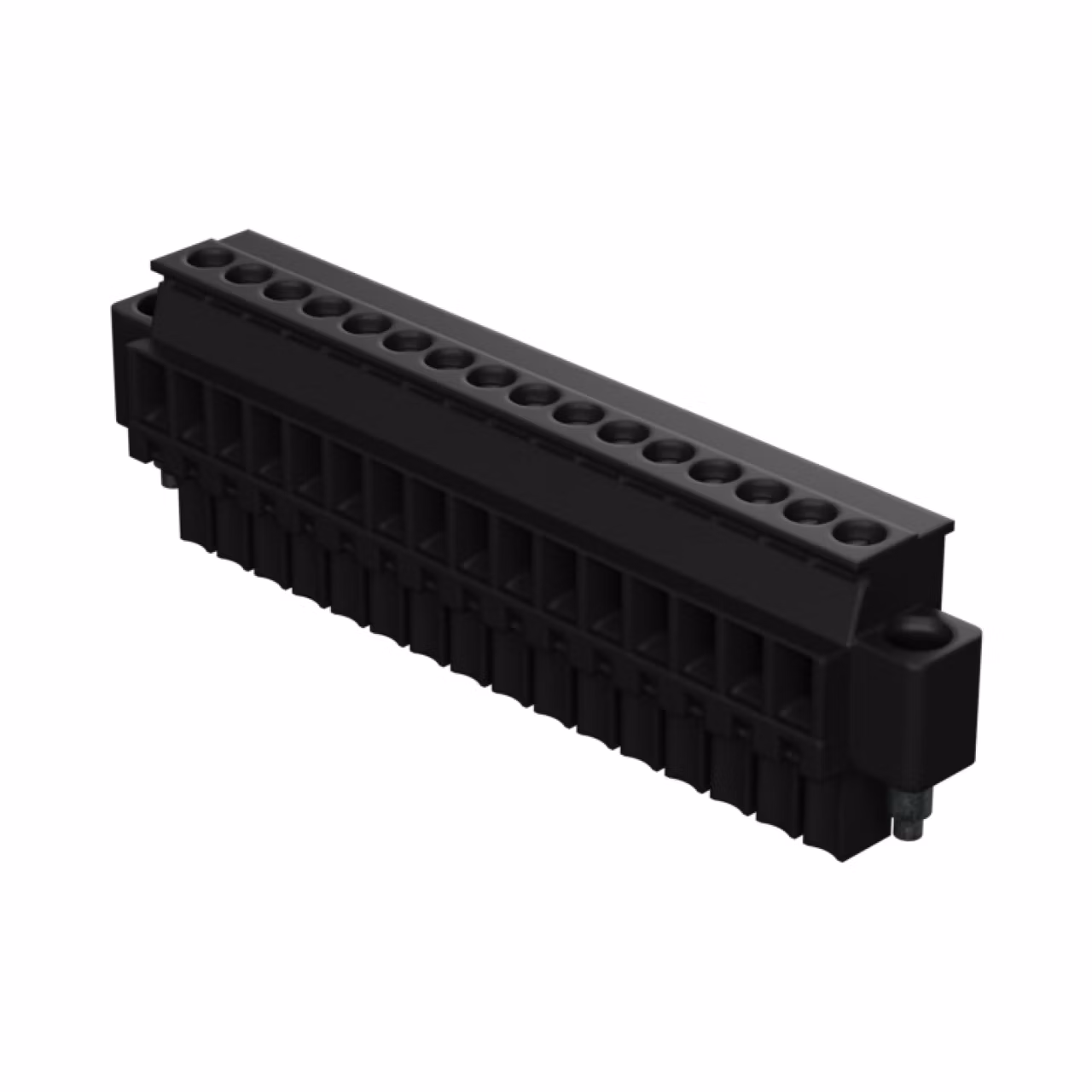 3.50mm Pitch Eurostyle Vertical Plug, with Retention Screws, Rear Wire Entry, 16 Circuits for sale