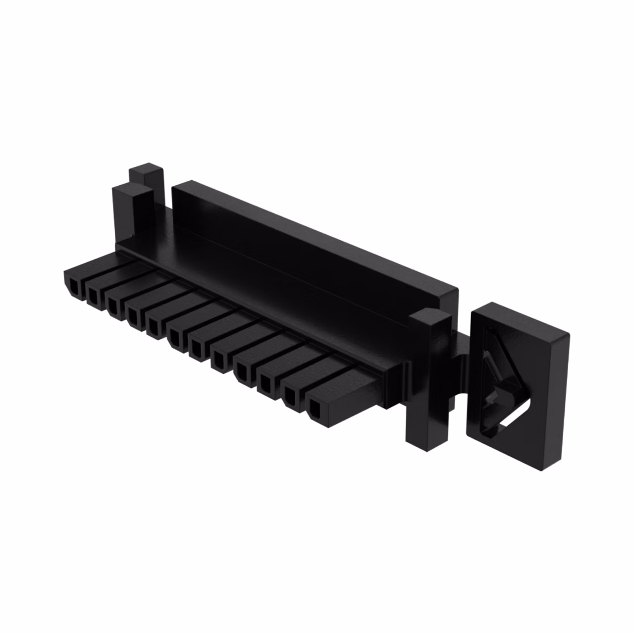 Micro-Fit BMI Receptacle Housing, Single Row, Panel Mount, 12 Circuits, Nylon, UL 94V-0 for sale