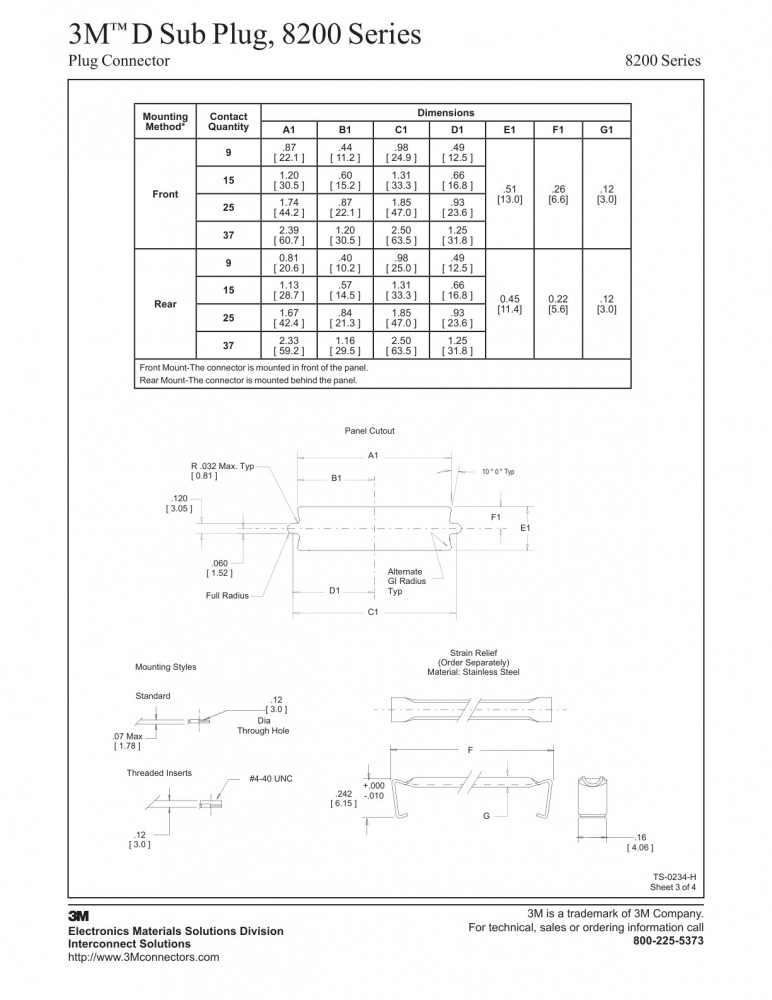 3M 8225-6009 technical document page 3