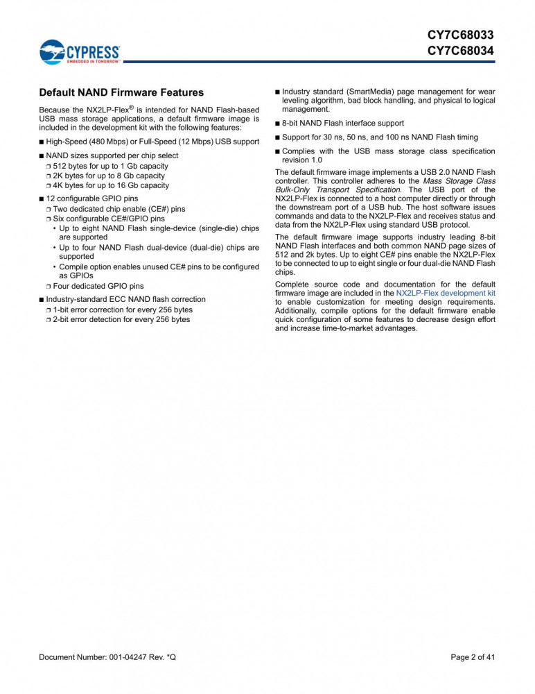 CY3686 technical document page 2