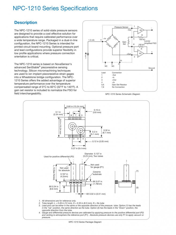 NPC-1210 datasheet page 2